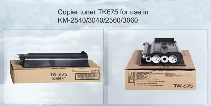 KM - 2540 Copier kyocera mita toner TK675 black toner cartridge